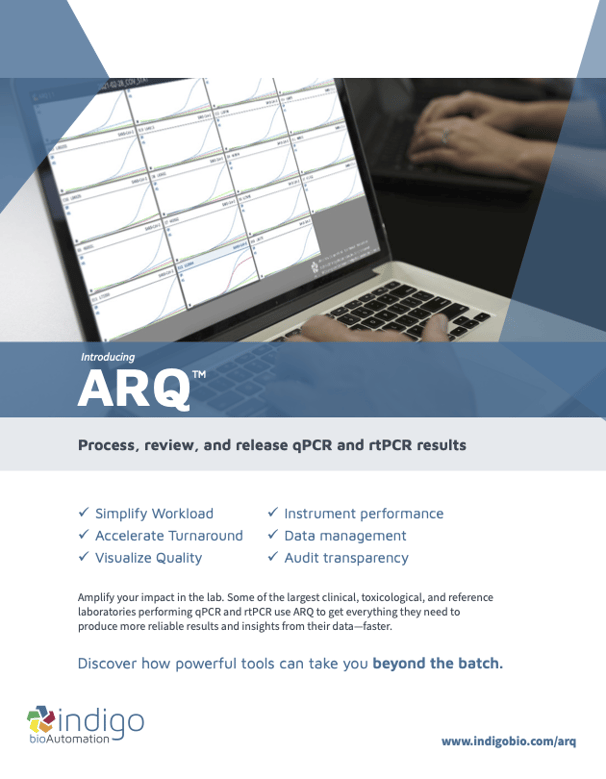 ARQ | Process, review, and release qPCR and rtPCR data